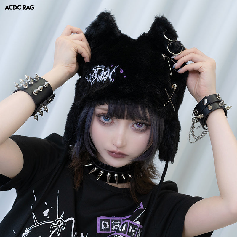 DEVIL PUNK CAT EAR CAP – ACDC RAG