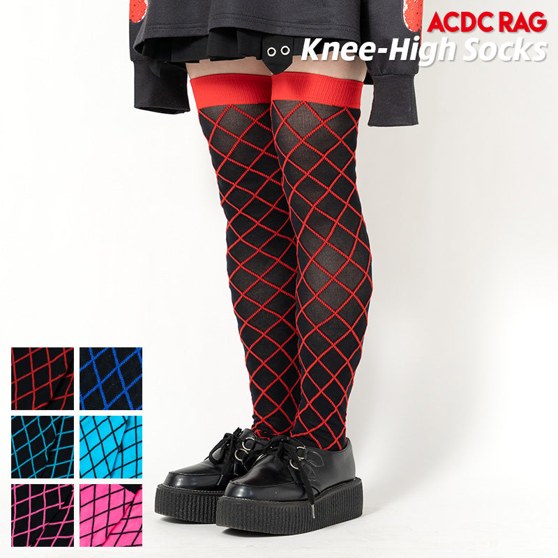 Diamond High-Knee Socks – ACDC RAG