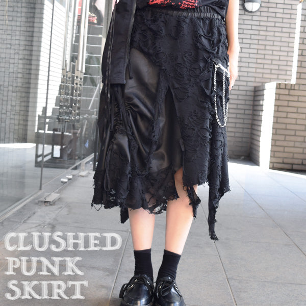 Crushed Punk Skirt – ACDC RAG