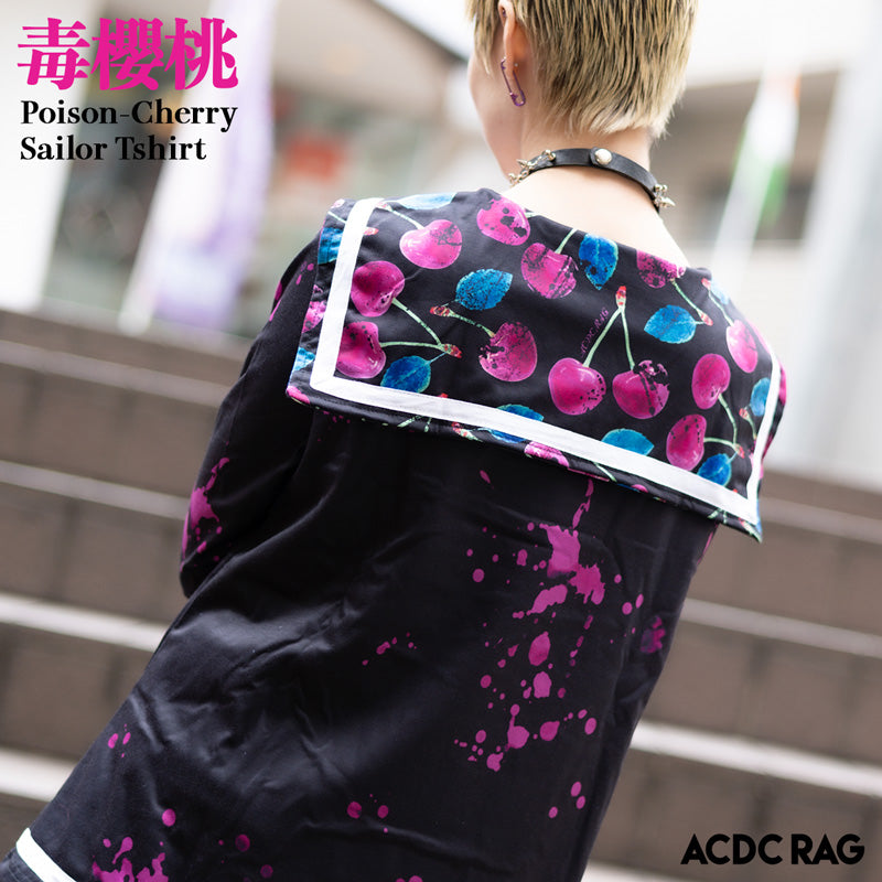 Poison-Cherry Sailor Top – ACDC RAG